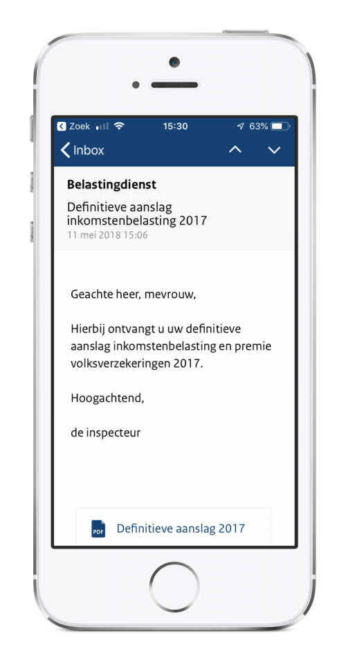 Ontvang post van de overheid in de Berichtenbox app - iCreate