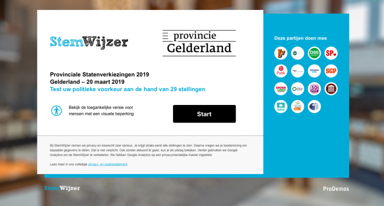 Stemwijzer Provinciale Staten en waterschappen 2019: de stemhulpen