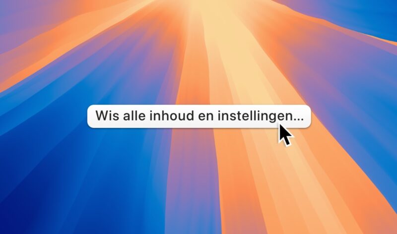 MacBook terug naar fabrieksinstellingen: zo doe je dat
