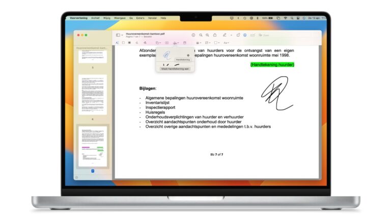 Pdf digitaal ondertekenen met je iPhone of Mac: 3 manieren - iCreate