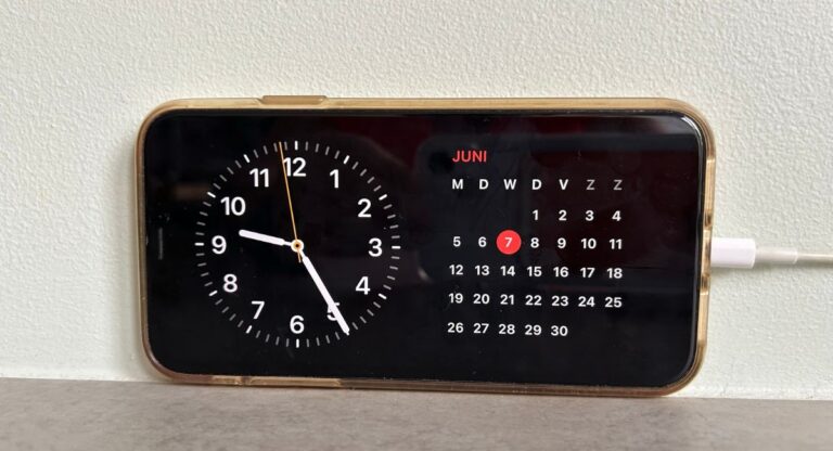 Eerste indruk: iOS 17 Stand-by maakt van je iPhone een slim klokje ...
