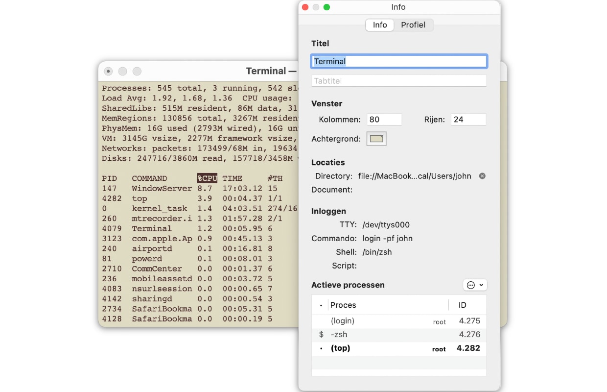Terminal: zo open en gebruik je het op de Mac
