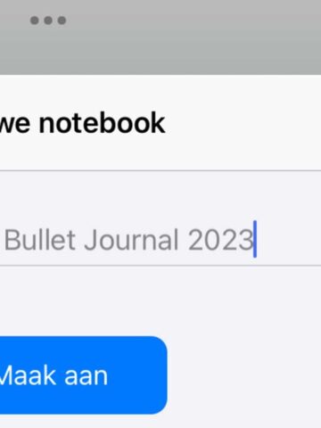 GoodNotes: met deze app ontwerp je een bullet journal op je iPad - iCreate