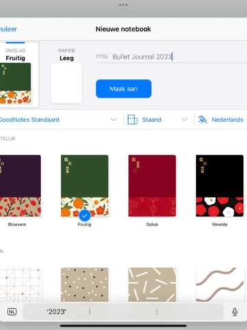 GoodNotes: met deze app ontwerp je een bullet journal op je iPad - iCreate