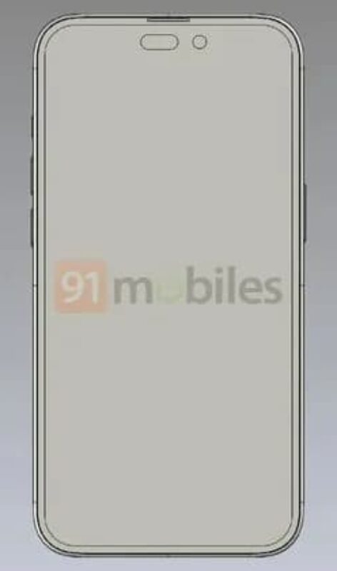 iPhone 14 tekening gelekt: zo ziet de nieuwe iPhone eruit - iCreate