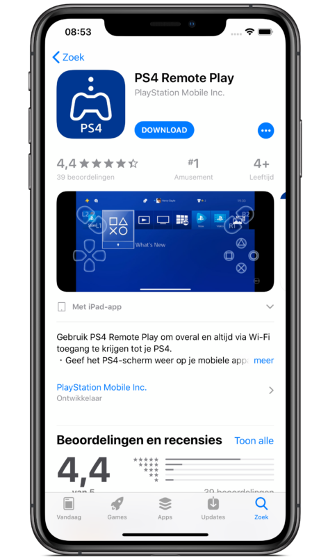 PS4 Remote Play: speel je PlayStation-games op je iPhone of iPad