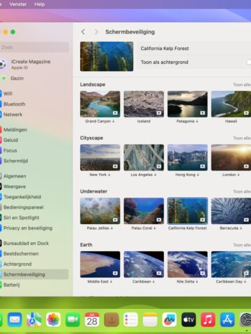 Ontdek de nieuwe screensavers in macOS Sonoma - iCreate