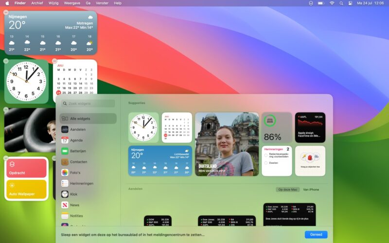 Widgets op je bureaublad - iCreate
