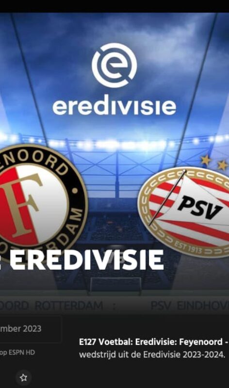 Feyenoord – PSV live kijken? Het kan gratis via deze website