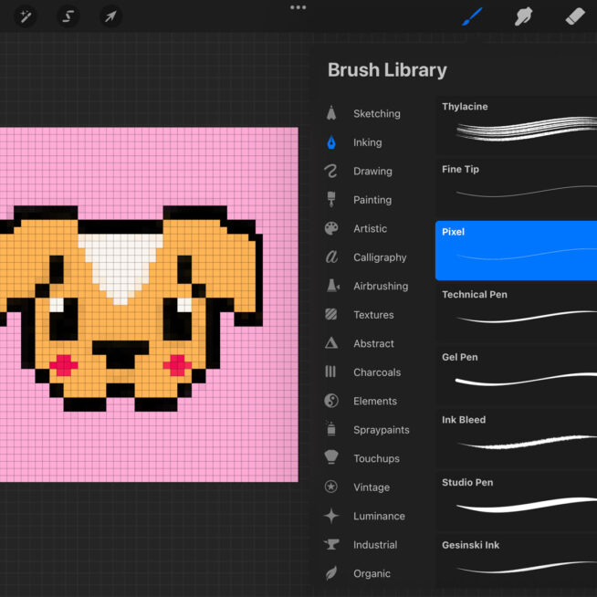 Zo maak je retro pixel-art met Procreate - iCreate