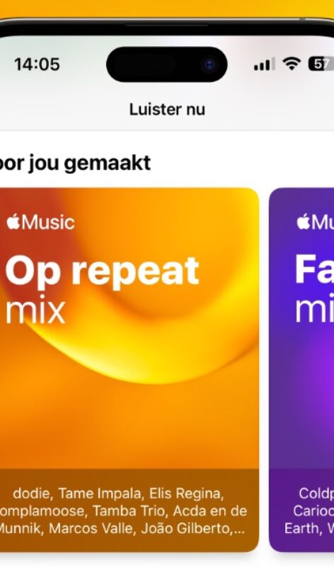 Apple Music heeft nu een 'Op repeat mix' – en dit houdt het in - iCreate