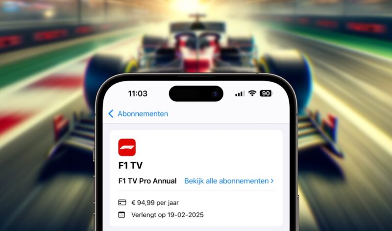 F1 TV Pro voor € 50 minder: zo sluit je nu een jaarabonnement af - iCreate