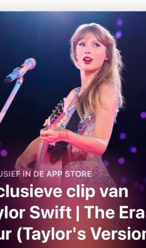 Exclusief optreden Taylor Swift nú in de App Store: zo kijk je het