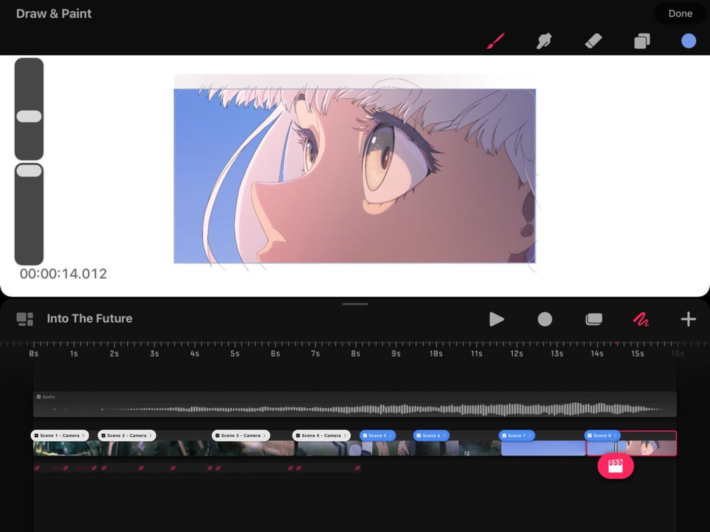 Maak kennis met de interface van Procreate Dreams - iCreate