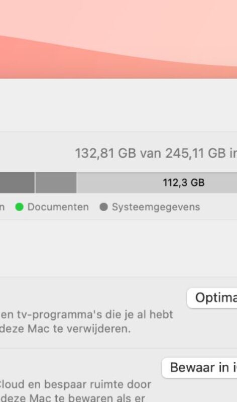 Opslag Mac bekijken (en snel ruimte vrijmaken)