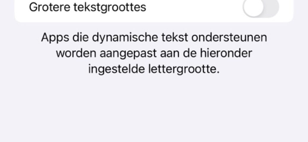 Lettergrootte iPhone aanpassen: maak tekst groter (of juist kleiner ...