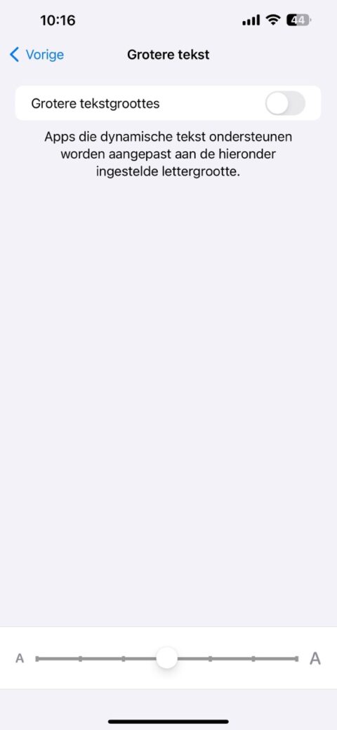Lettergrootte iPhone aanpassen: maak tekst groter (of juist kleiner ...