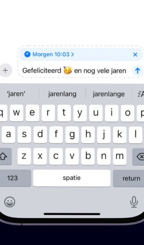 iOS 18: zo kun je iMessage-berichten inplannen - iCreate