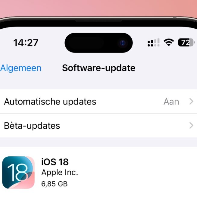 Zo update je jouw iPhone naar iOS 18 - iCreate