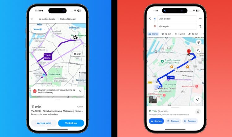 Waze vs Google Maps: welke navigatie-app helpt je beter?